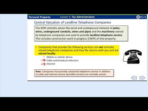Personal Property: Tax Administration