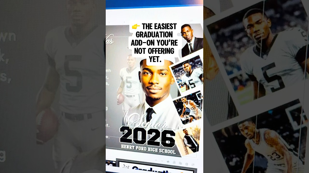 The Easiest Graduation Add-On You’re Not Offering Yet | Canva Graduation Booklet Template