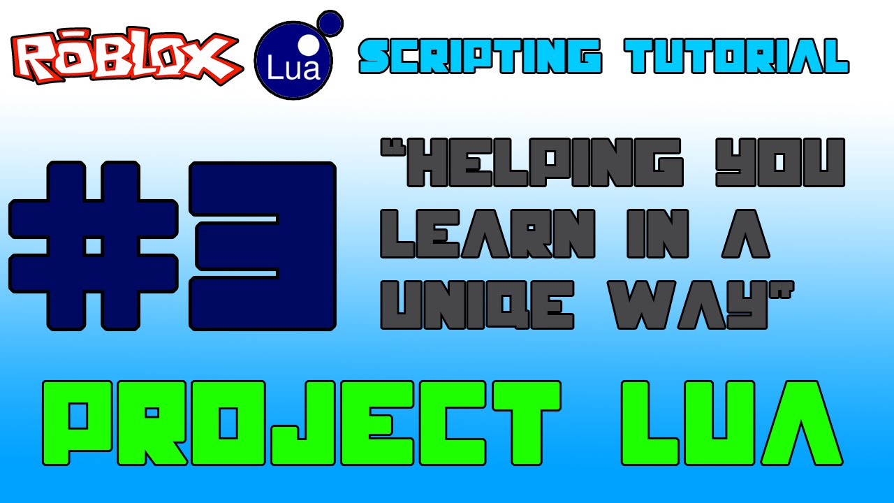 ROBLOX Lua Scripting Tutorial #3(Inbuilt Functions)