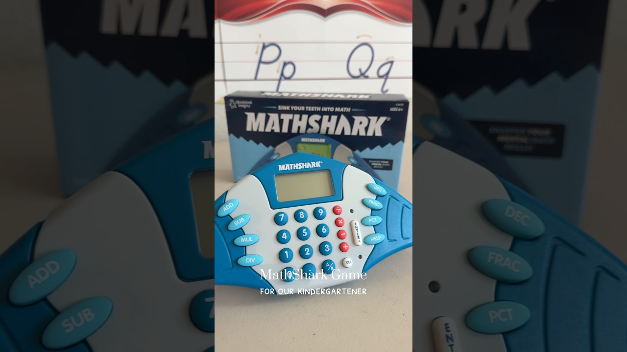 MathShark Game from Educational Insights #mathgames #mathematics #mathtools #kindergartenmath