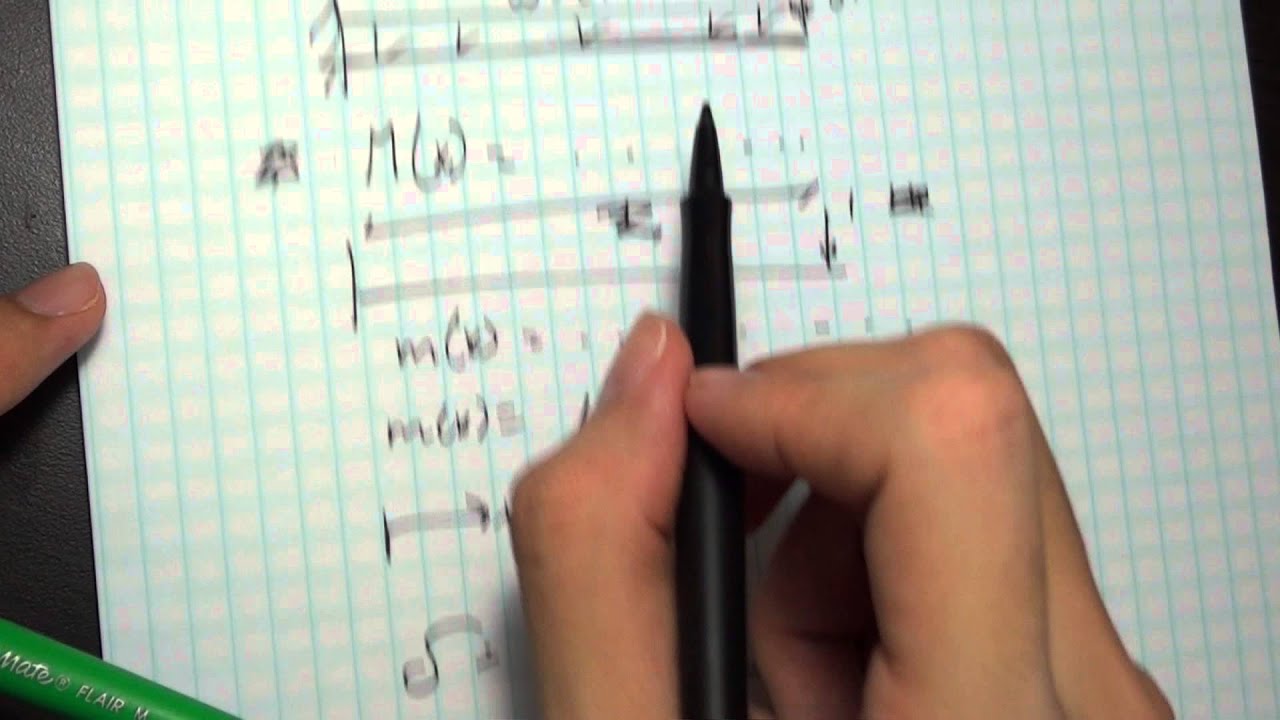 Tutorial 6 Problem 5 2012