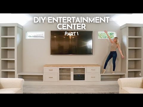 DIY Entertainment Center (part 1) | IKEA BESTA HACK