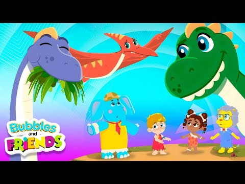 Learn Dinosaurs Names with Bubbles and Friends π¦ | Full Episode + Song For Kids