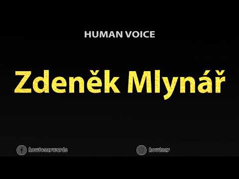 How To Pronounce Zdenek Mlynar