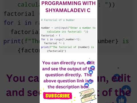 Factorial of a Number in Python