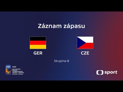 ČESKO VS NĚMECKO MISTROVSTVÍ SVĚTA V HOKEJI 2025 5-0