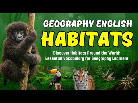 Discover Habitats Around the World: Essential Vocabulary for Geography Learners