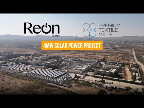 Powering Sustainability: Premium Textile Mills & Reon Energy’s 4MW Solar Revolution