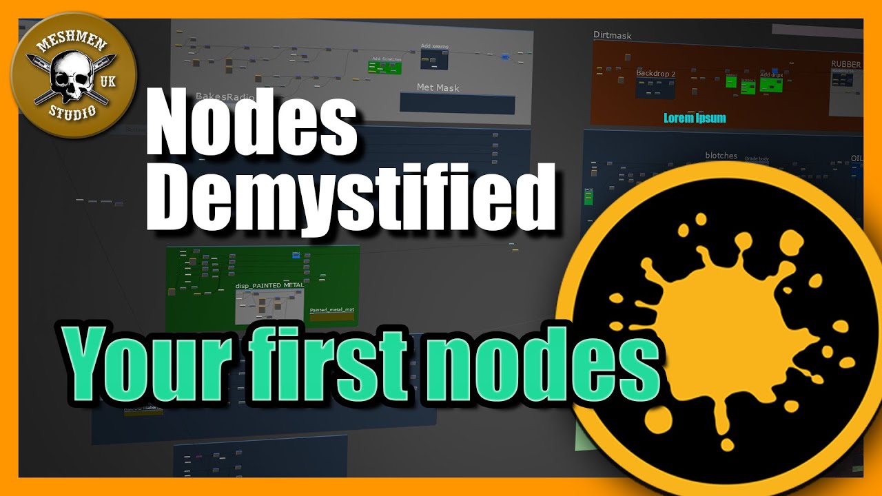 Mari Nodes for Beginners - 01: Your first nodes | Mari tutorial