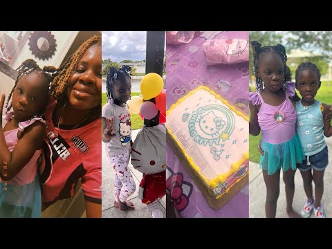 Cece birthday party | getting the cake | running a late | 6th birthday