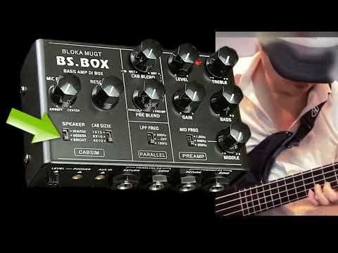 Leeky BS.BOX Bass Simplifier Bass Preamp/Cab Simulator, EQ, | Reverb