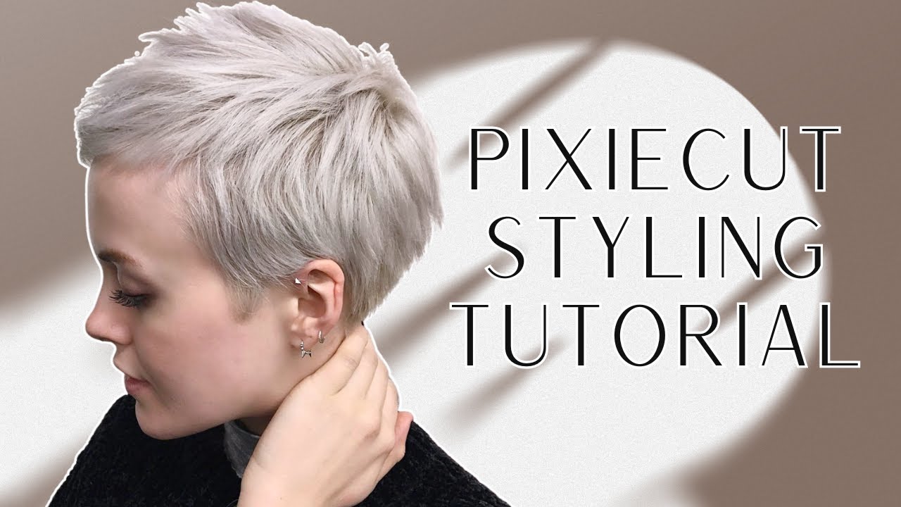 Messy Pixie Cut Hairstyle Tutorial