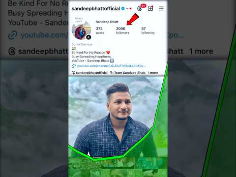 Instagram 200k HeartTouching Celebration β€οΈ #sandeepbhatt #helping