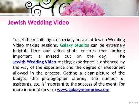 Jewish Wedding Photographer - Galaxy Studios