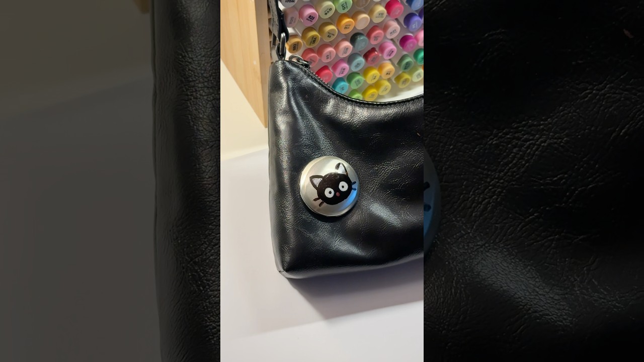 DIY backpack pins from soda can #diy #tutorial #sketchbook #drawing #diycraft