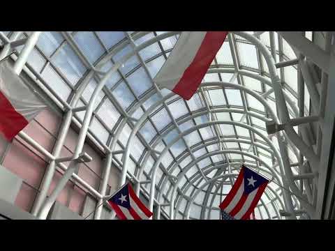 Chicago Ohare Airport Flags in terminal 3 | AMI Studios Chicago