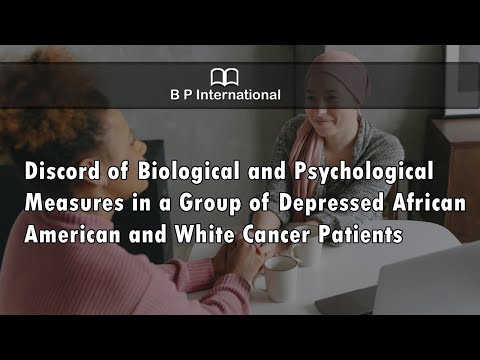 Discord of Biological and Psychological Measures in a Group of Depressed African American and