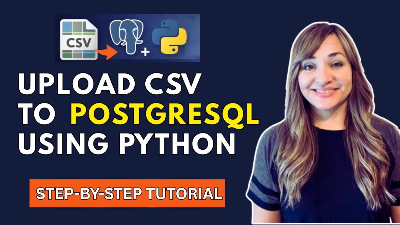 Upload CSV to PostgreSQL Using Python | Insert Data Into a Table (Beginner Tutorial)