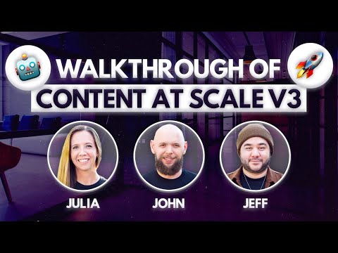 The AI Content Creation Revolution: Content at Scale V3 Complete Walkthrough