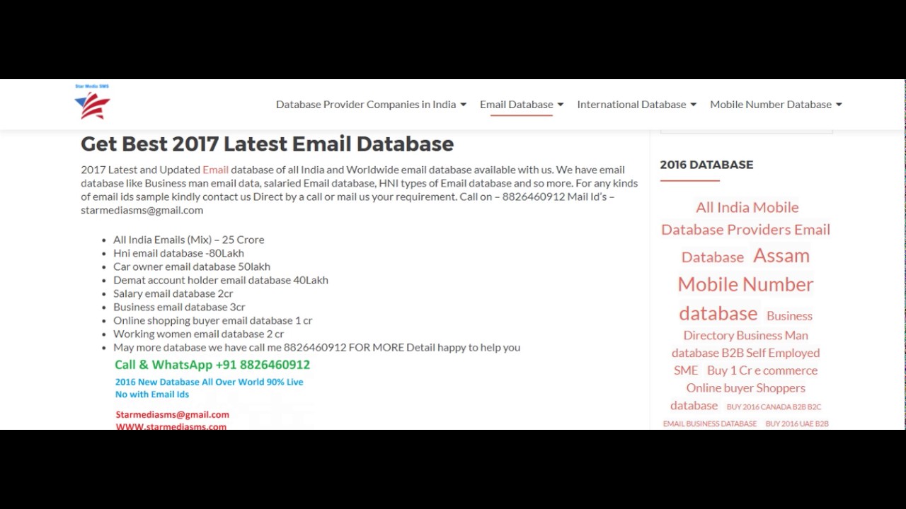 Email Database Tripura