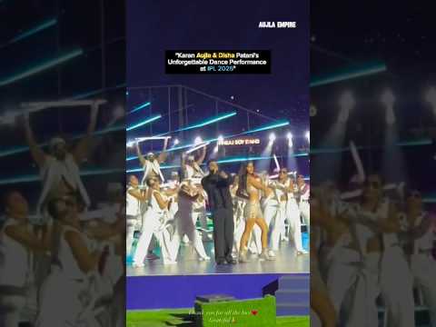 "Karan Aujla & Disha Patani's Unforgettable Dance Performance at IPL 2025" #karanaujla #ipl #tellme