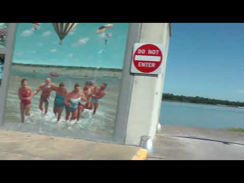 flood wall against Ohio River at Paducah, KY 9/13/18