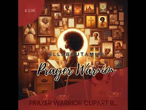 Prayer Warrior Clipart Bundle - 19 High Quality PNG Images for Prayer Journaling, Faith Crafts, a...