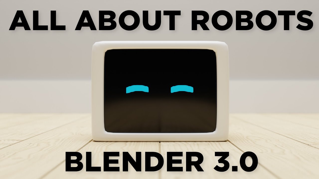 Cute Robot in Blender | Easy Step By Step Tutorial