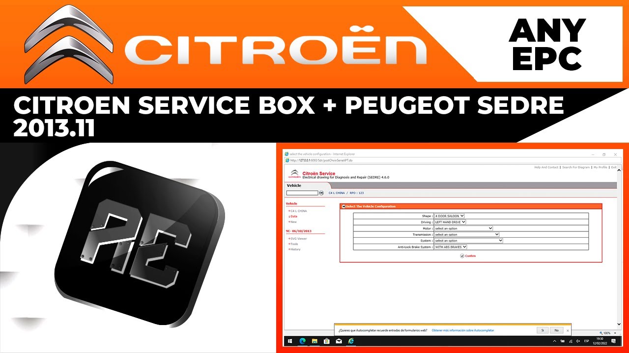 CITROEN SERVICE BOX + PEUGEOT SEDRE 2013.11 | INSTALLATION