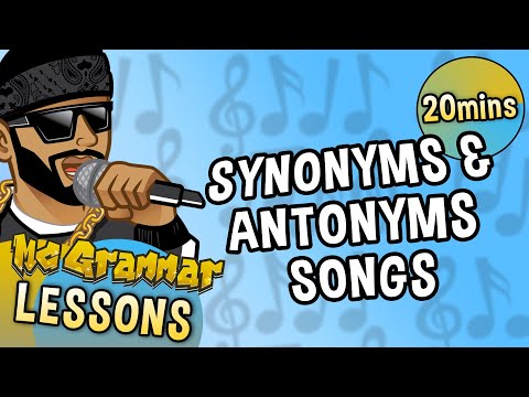 What are Synonyms and Antonyms? | MC Grammar 🎤 | Kids Songs 🎵 | Songs for Kids 🎵