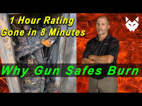 Gun Safe Fire Ratings - Why your guns burn