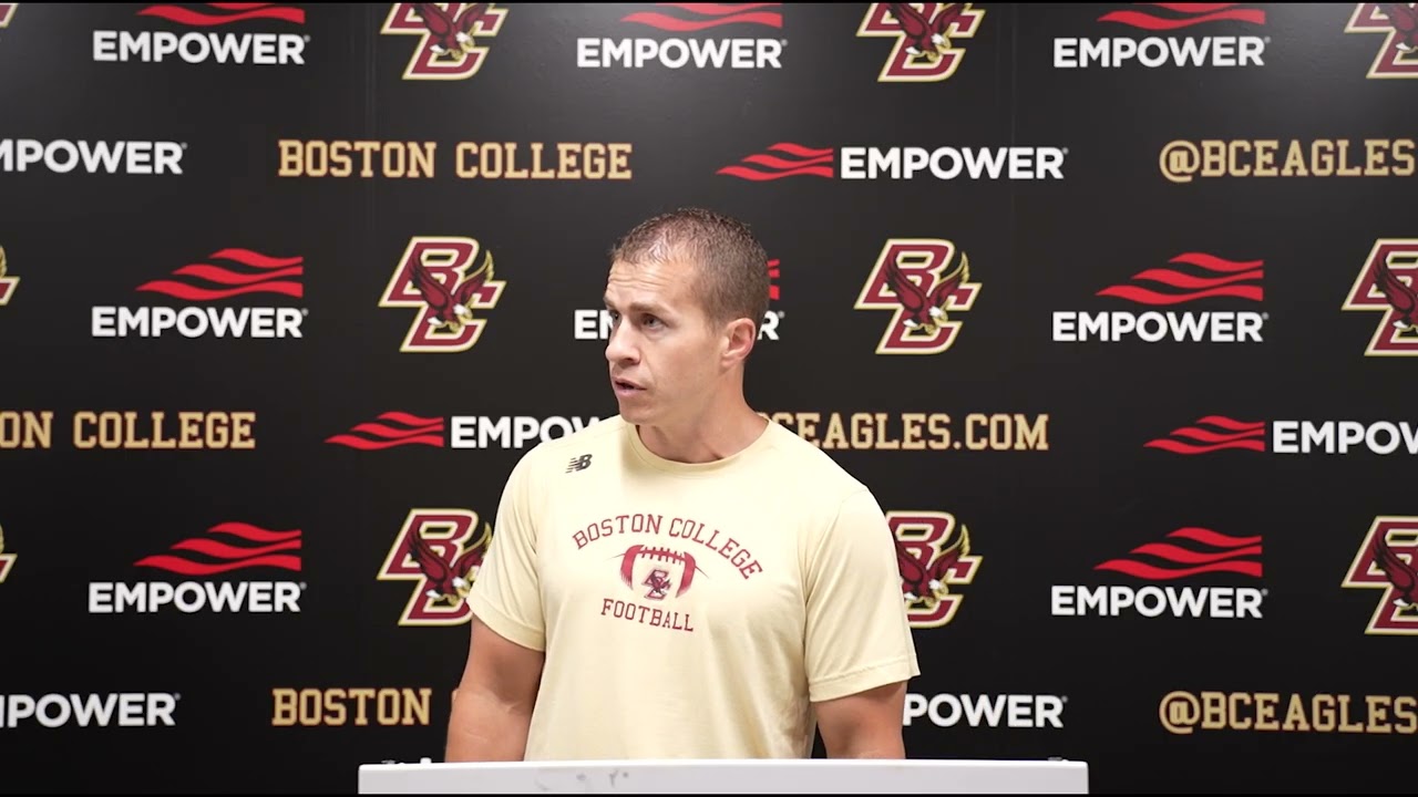 Football: Offensive Coordinator Will Lawing Media Availability (August 21, 2025)