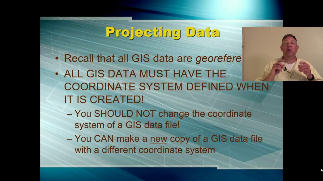 GIS Lecture 05c - Coordinate Systems Part 3
