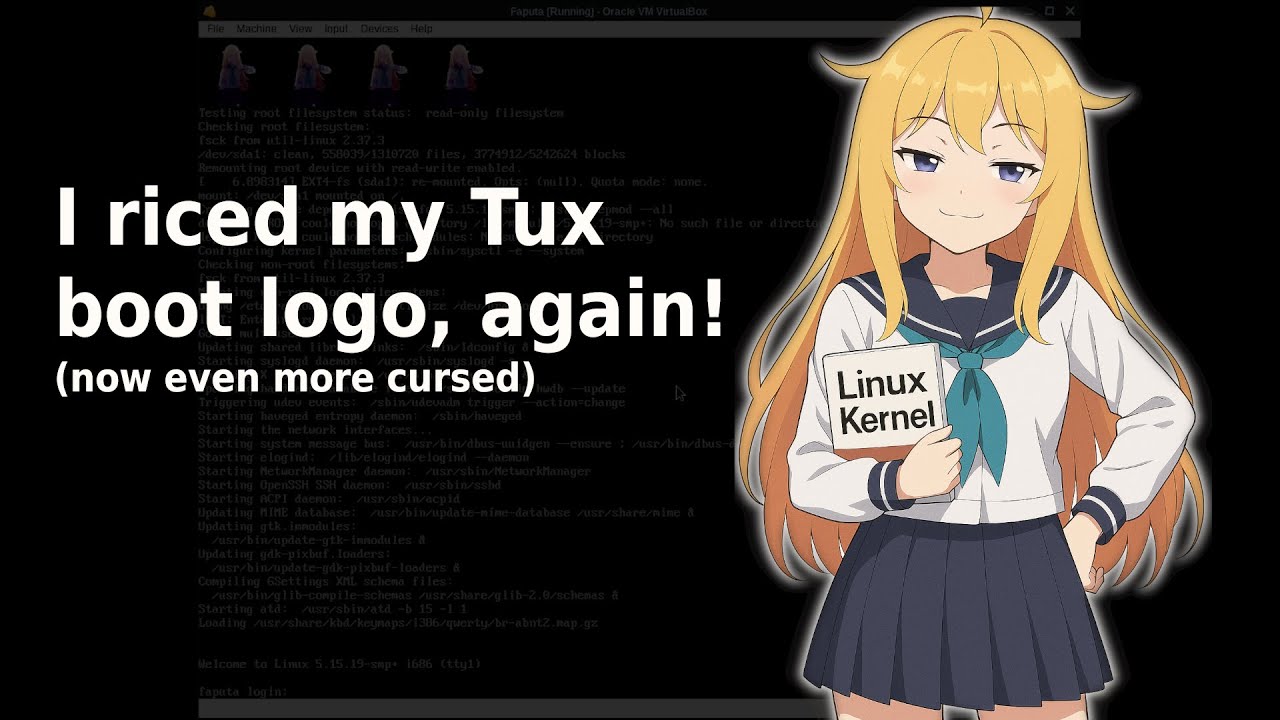 I riced my Tux boot logo, again!