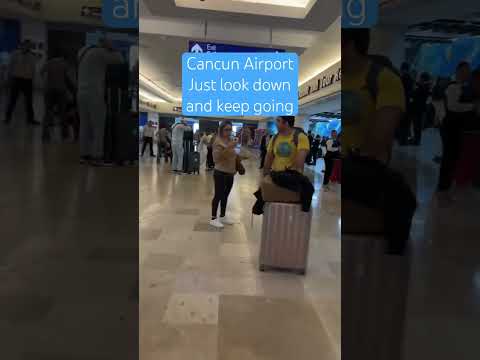 How to Dodge Scammers at the #Cancun Airport 😶🌫️