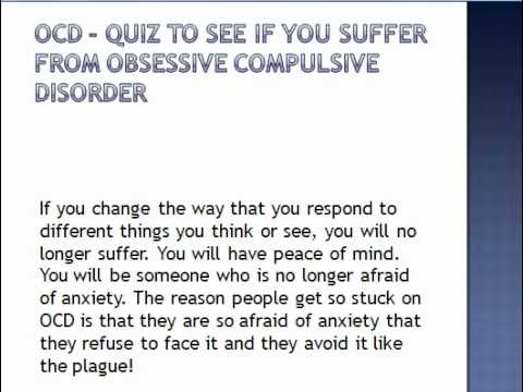 OCD – Quiz to See If You Suffer From Obsessive Compulsive Disorder ...