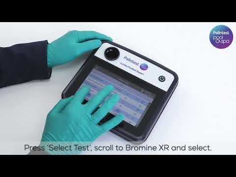 How to perform a bromine XR test with your Lumiso Pooltest Expert photometer
