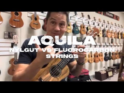Aquila Nylgut vs. Fluorocarbon Ukulele String Comparison at Aloha City Ukes