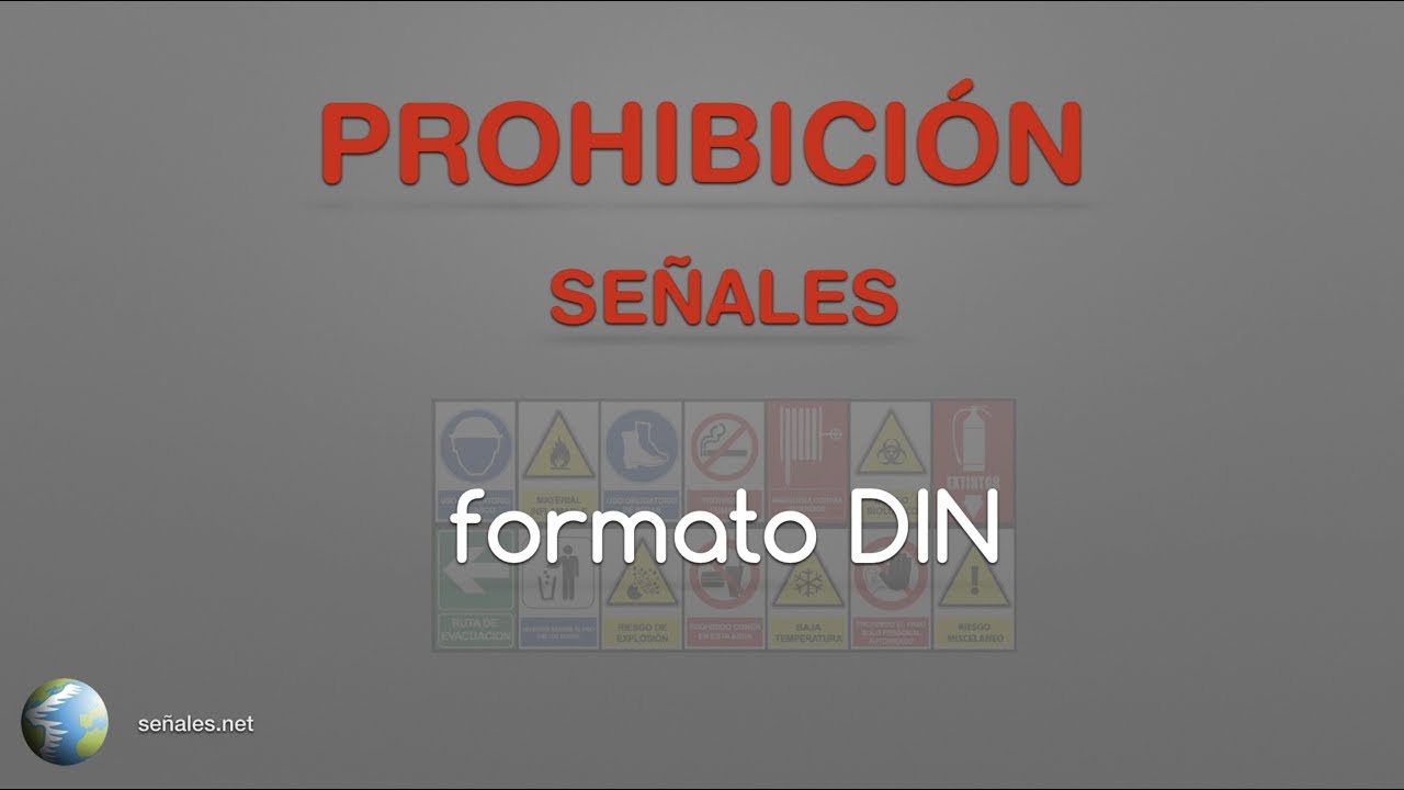 señales de prohibicion DIN