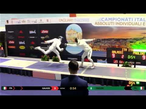 Italian Championships 2024 SME - L16 - Matteo Galassi v Giacomo Paolini