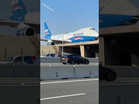 BOEING 747-4R7F SILK WAY WEST AIRLINES (BAKU TO AMSTERDAM) LANDED SCHIPHOL AIRPORT 4KSW800