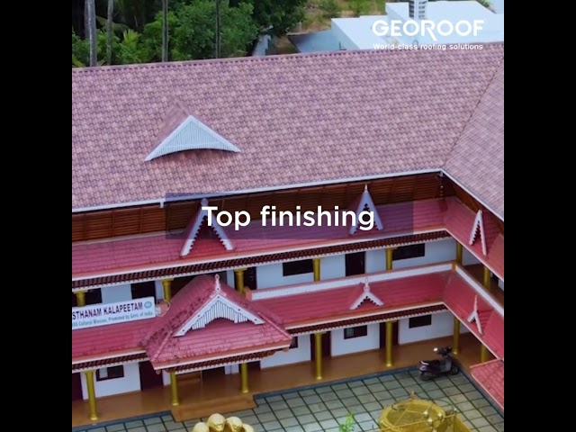 Tile Roofing Sheet - Georoof Geolux Natura Euro Tile Colour Coated ...