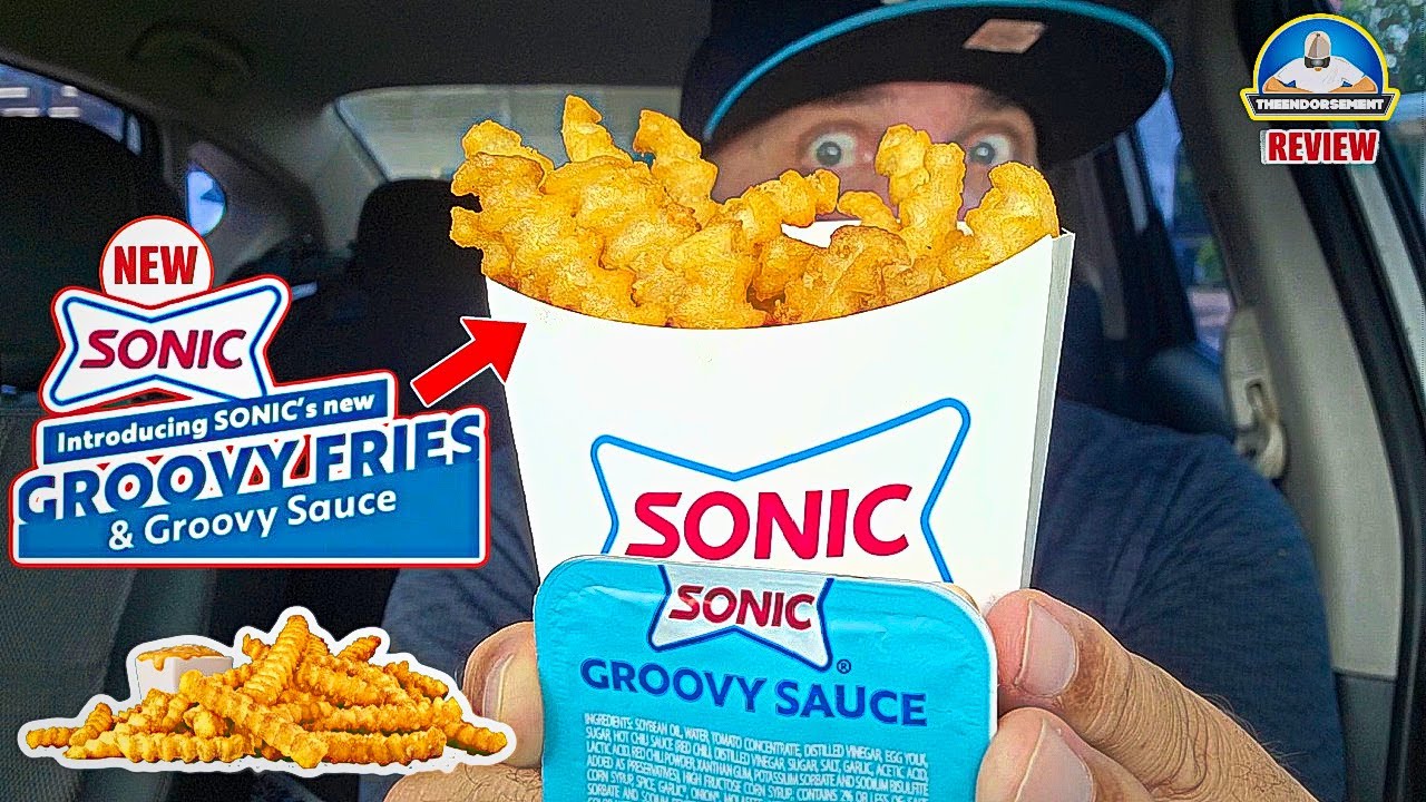Sonic® Groovy Fries & Groovy Sauce Review! 🚀🍟 | The BEST Fast Food French Fry? | theendorsement
