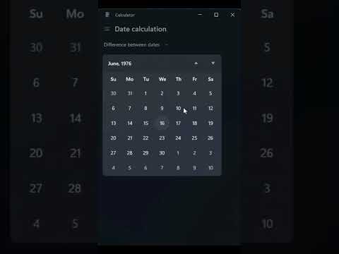 HOW TO CALCULATE THE NUMBER OF DAYS BETWEEN TWO DATES USING THE WINDOWS 11 CALCULATOR?