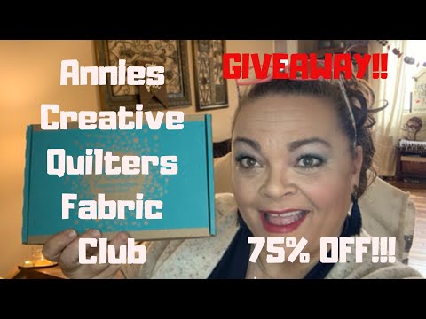 ENDED!! Creative Quilters Fabric Club by Annie’s Kit Clubs + 75% off ALL CLUBS (plus GIVEAWAY )