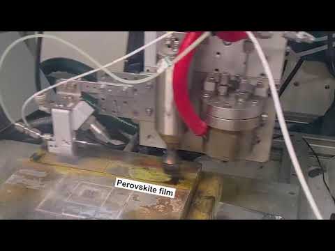 Ultrafast processing of perovskite solar cells