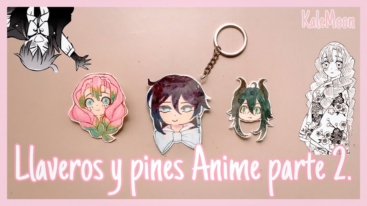 Haz tus propios llaveros y pines anime  (parte 2) - [  manualidades anime  ]