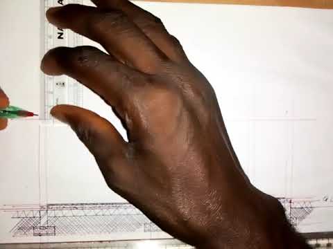Sectional View of a Building with Parapet or Flat Roof