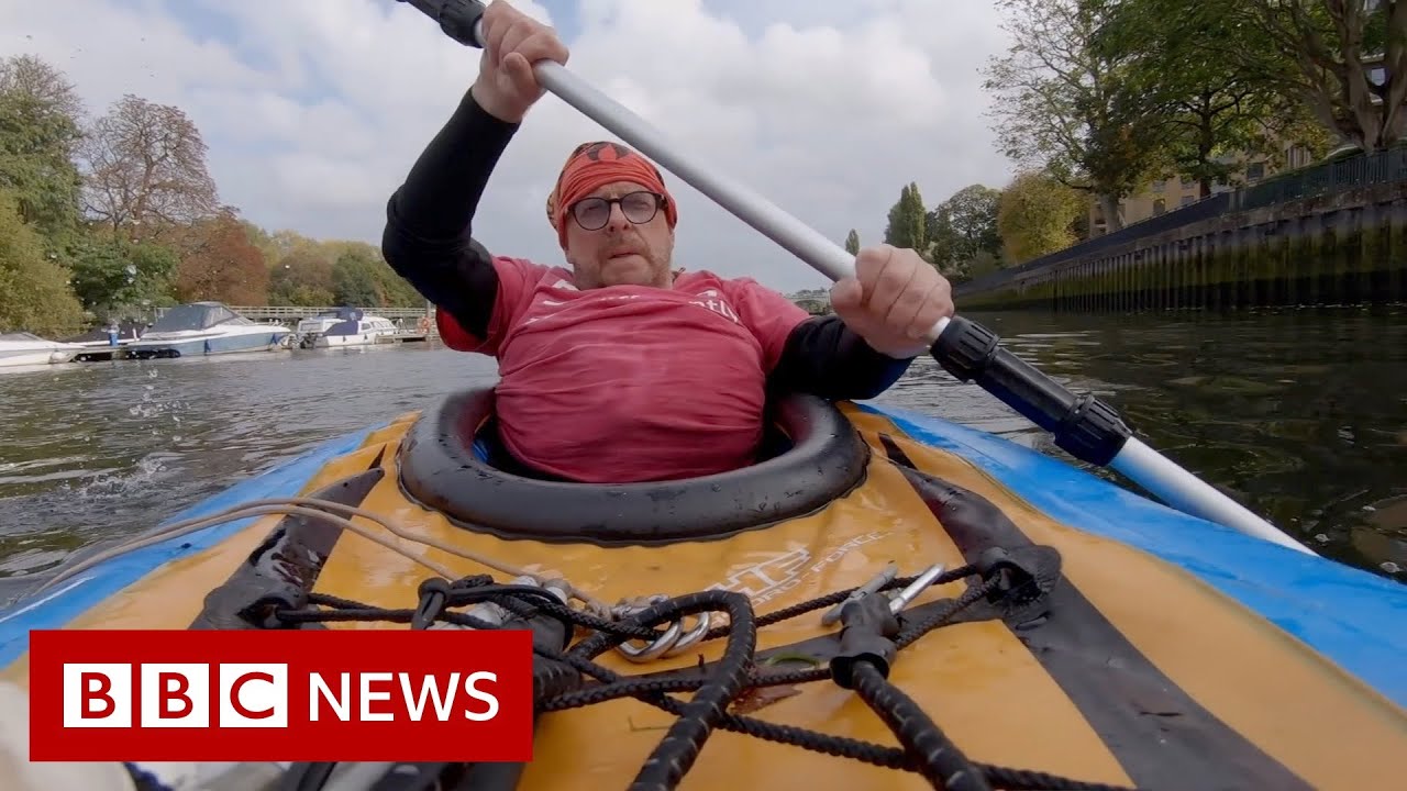 'I'm blind and kayaking the length of the Thames'