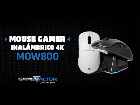 MOW800 Mouse Gamer InalĂĄmbrico 4K